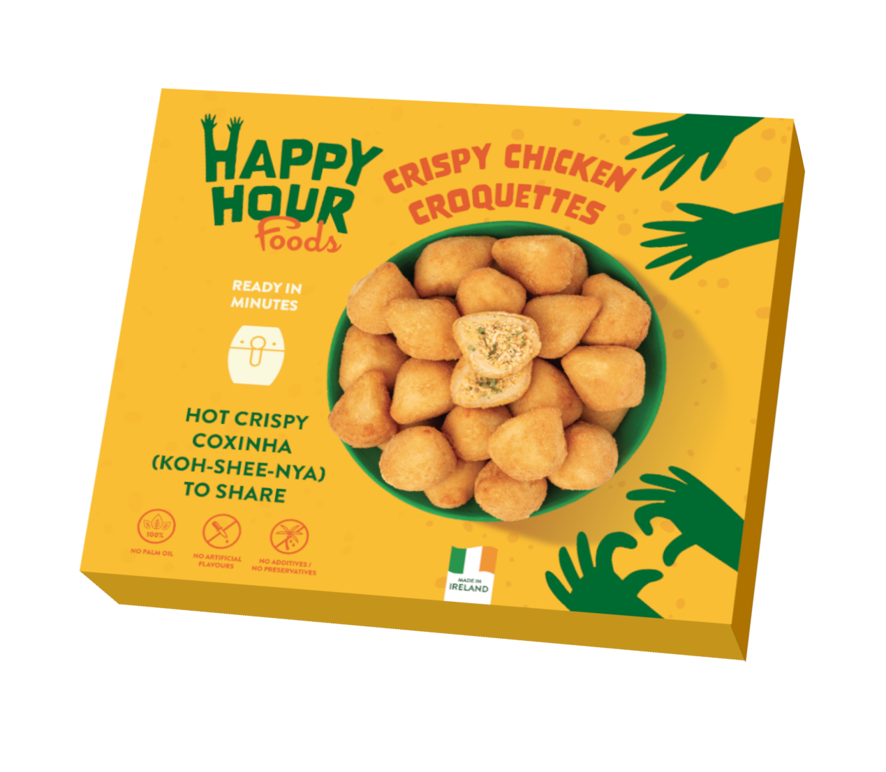 Frozen Coxinha | Brazilian Chicken Croquette | Happy Hour Foods